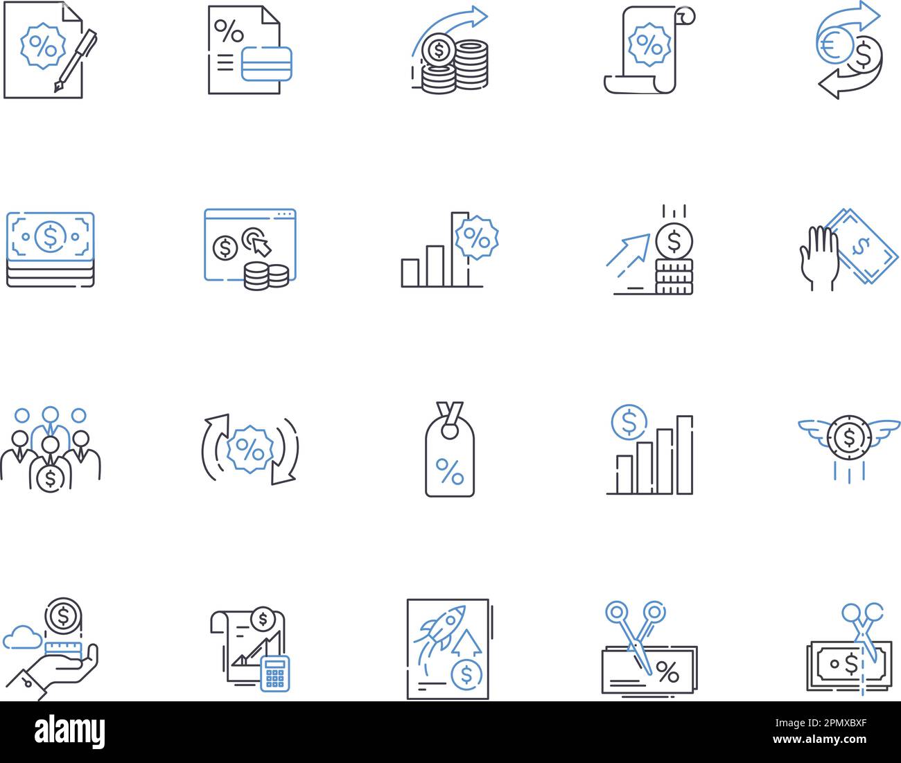 Sales people line icons collection. Salespeople, Seller, Vendors ...