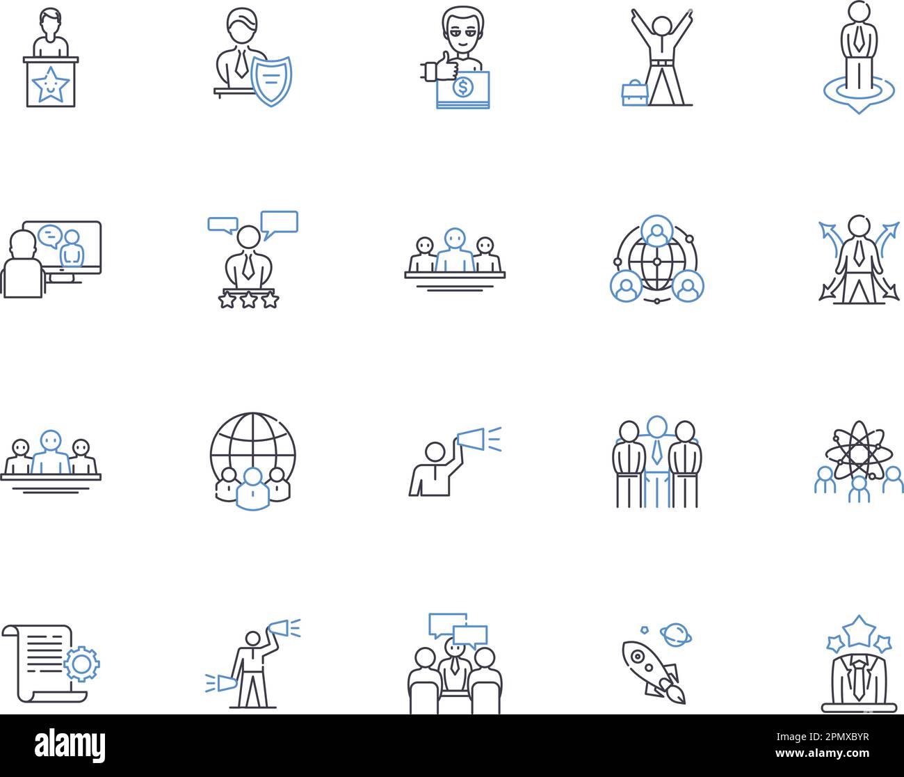 Politics outline icons collection. Politics, Political, Politician ...
