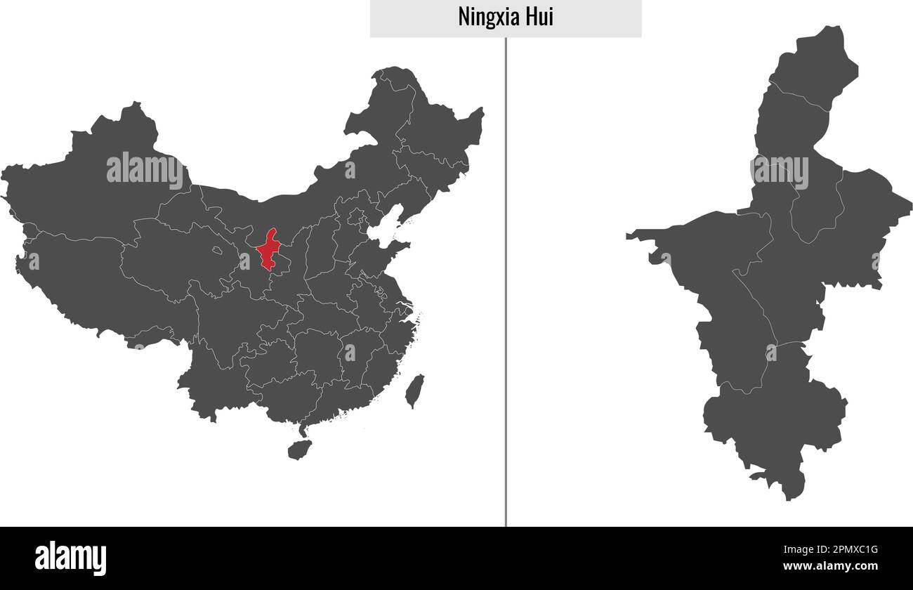 Ningxia province vectors hi-res stock photography and images - Alamy