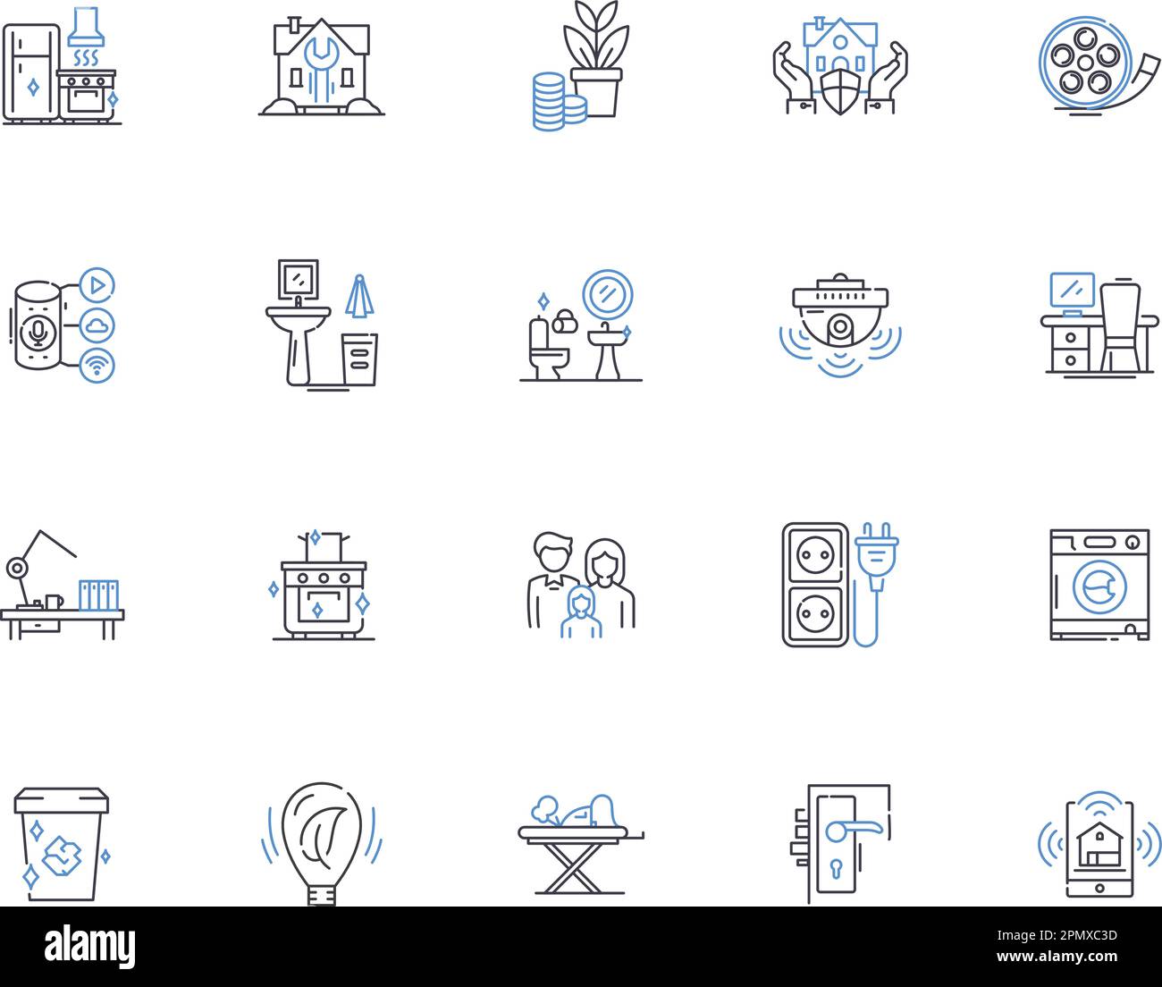 Home automation video Stock Vector Images - Alamy