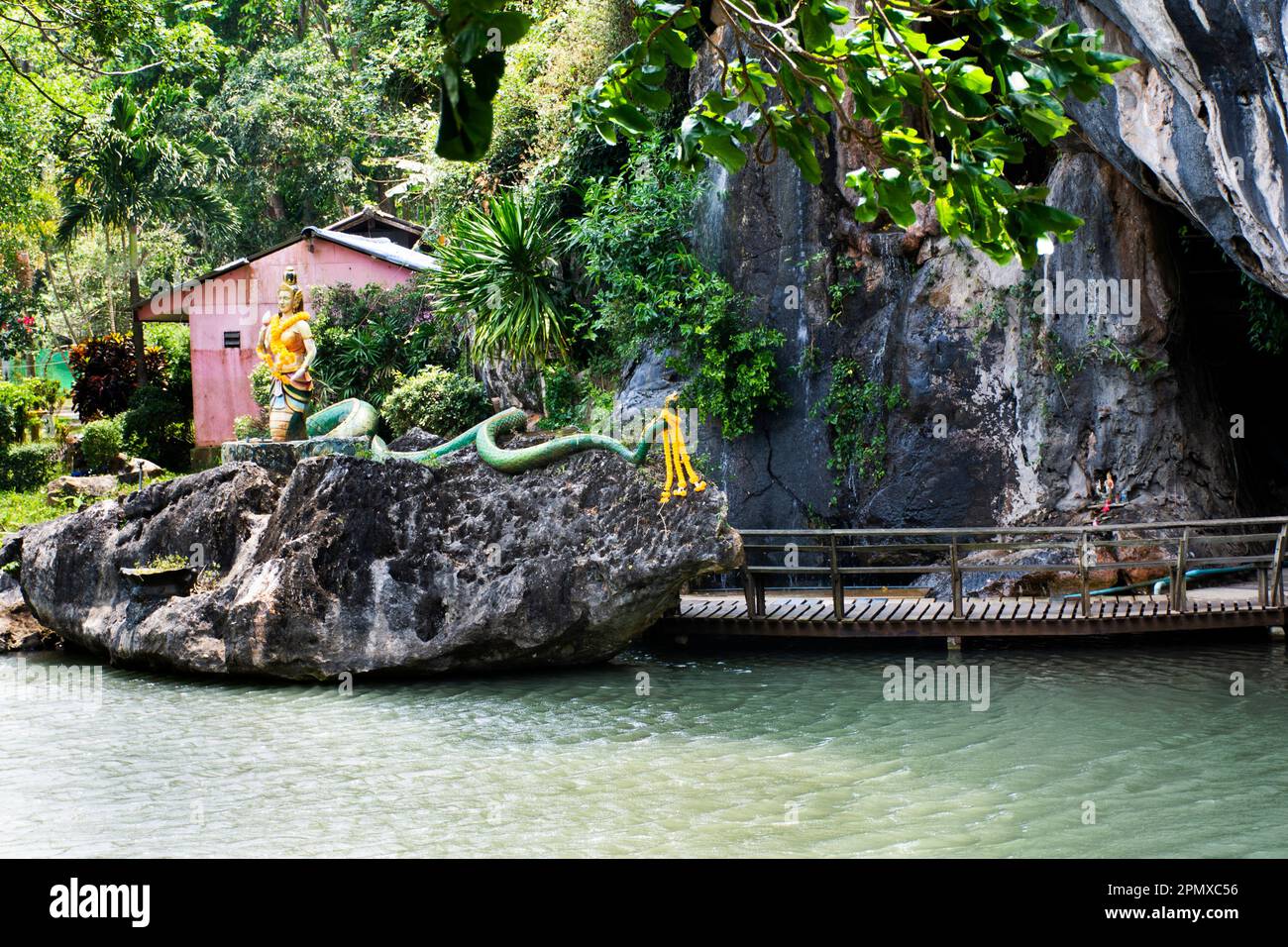 Landmarks nature place tham nam yen in Khao Chaison hot spring and cold ...