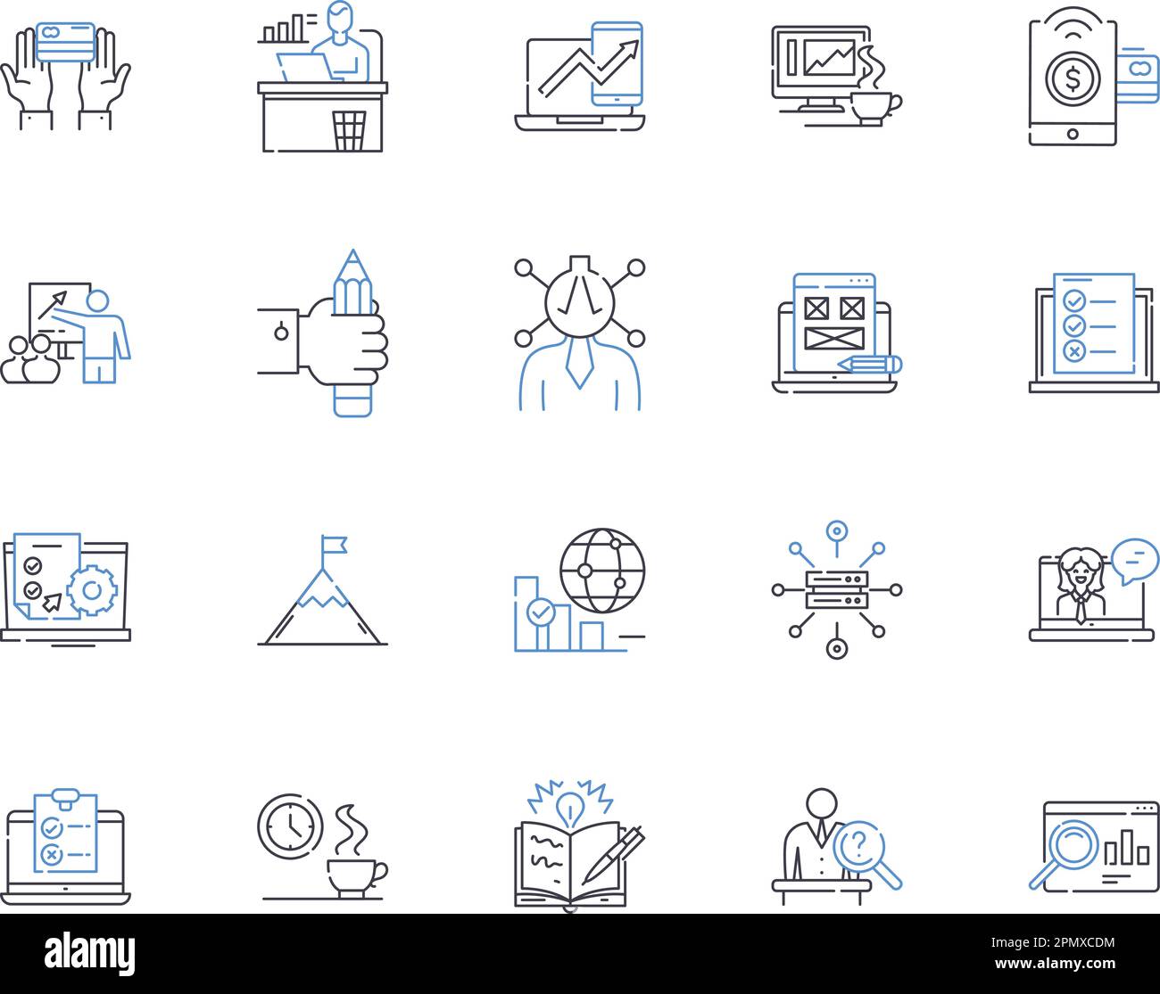 Product launch outline icons collection. Product, Launch, Release ...