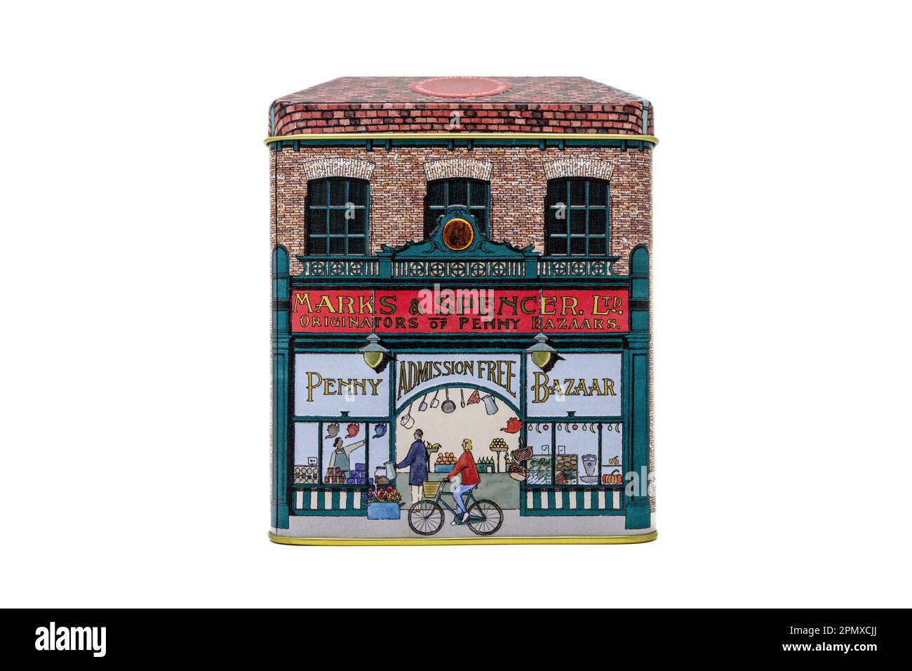 Marks & Spencer - Penny Bazaar tin with all butter shortbread biscuits ...