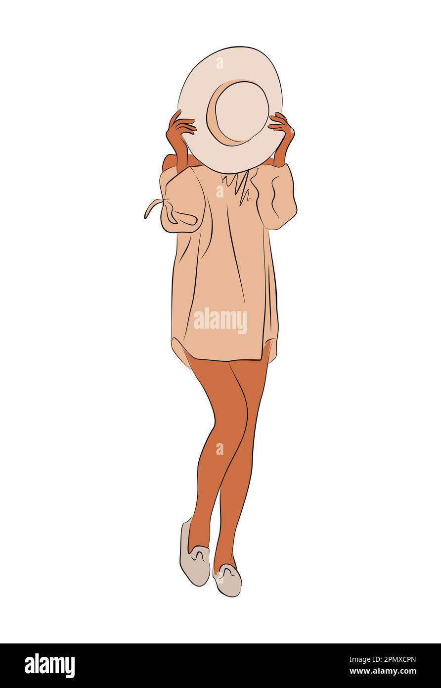 Beach outfit Stock Vector Images - Alamy