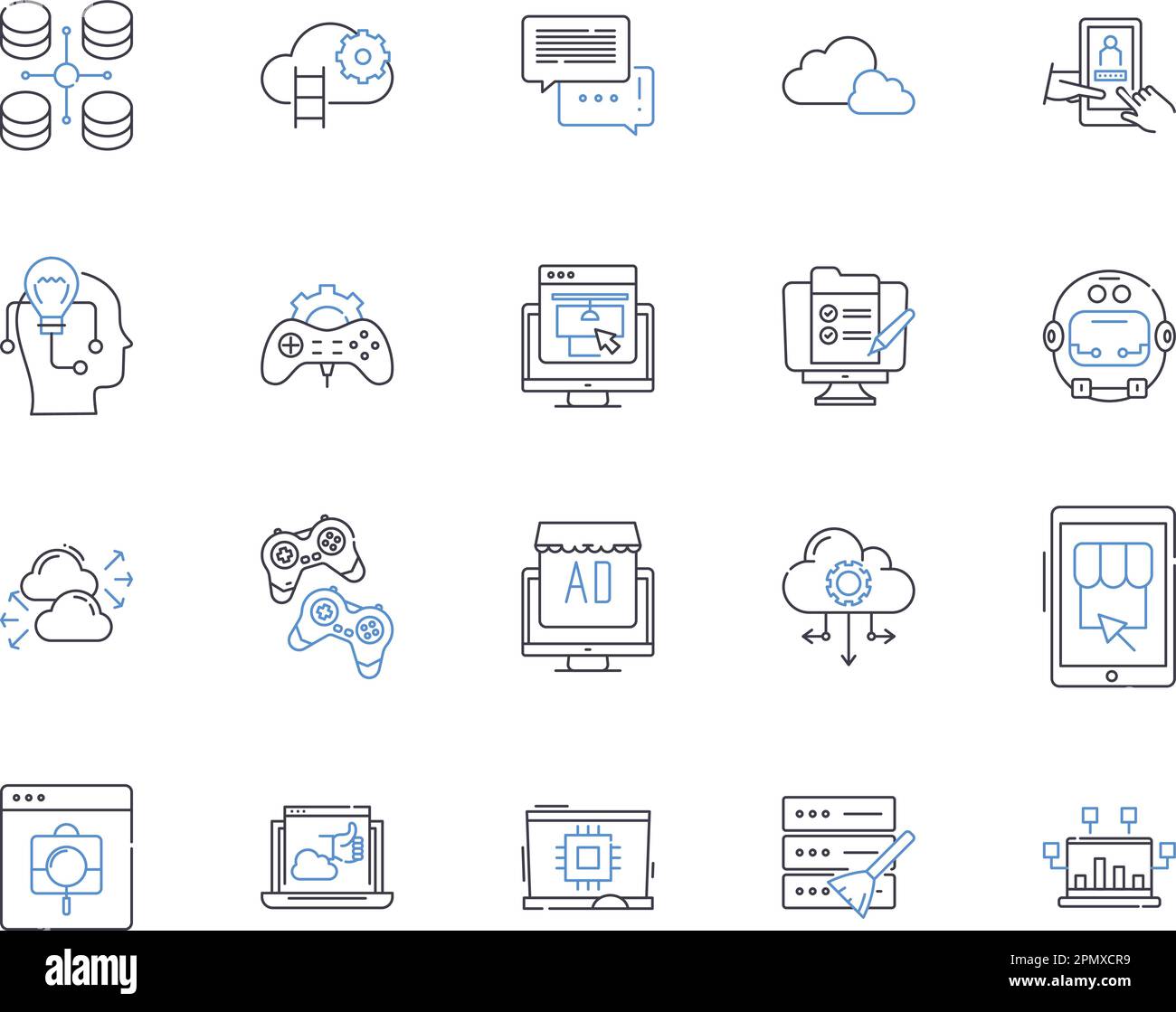 Computer network operations Stock Vector Images - Alamy