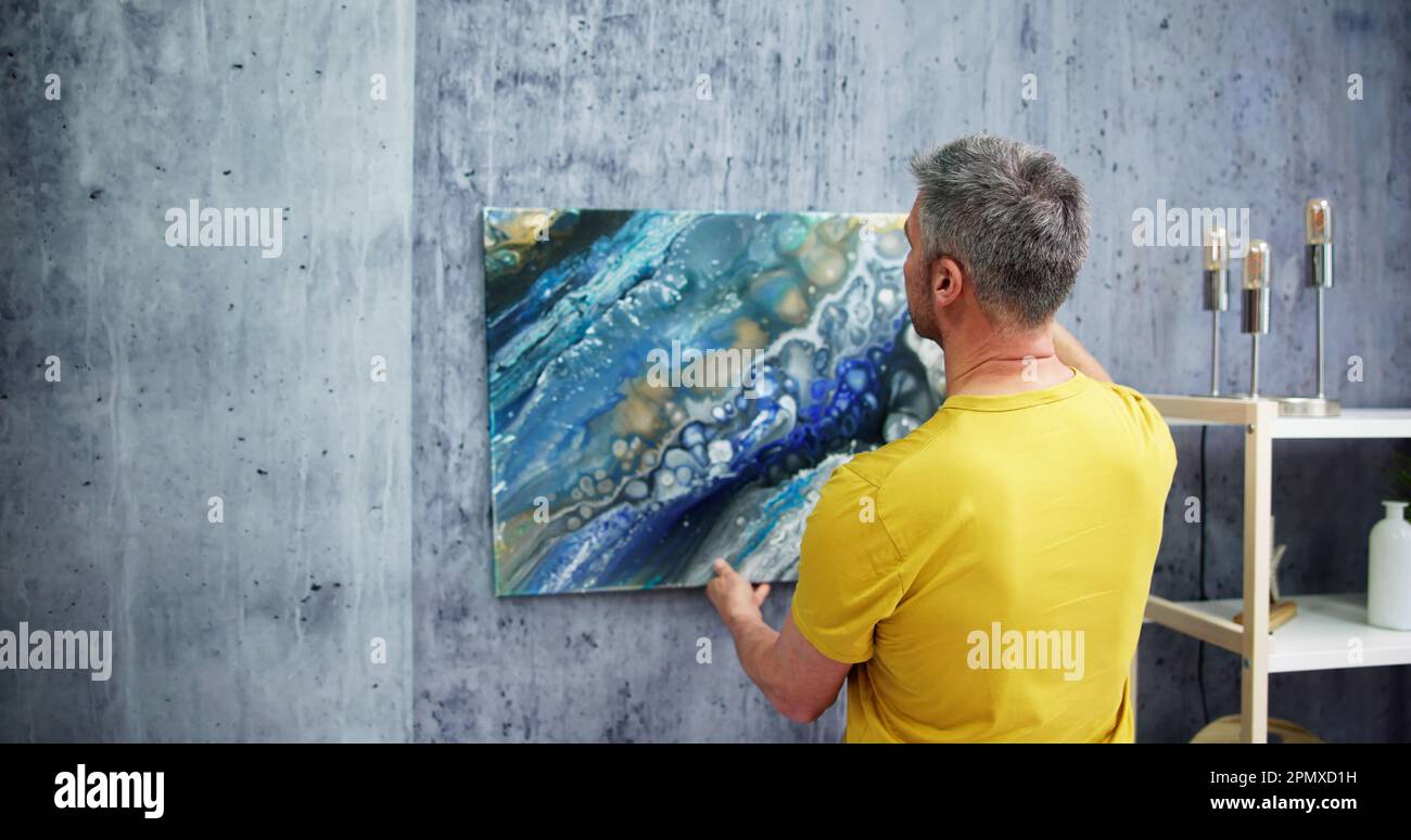 Abstract hanging man painting hi-res stock photography and images - Alamy