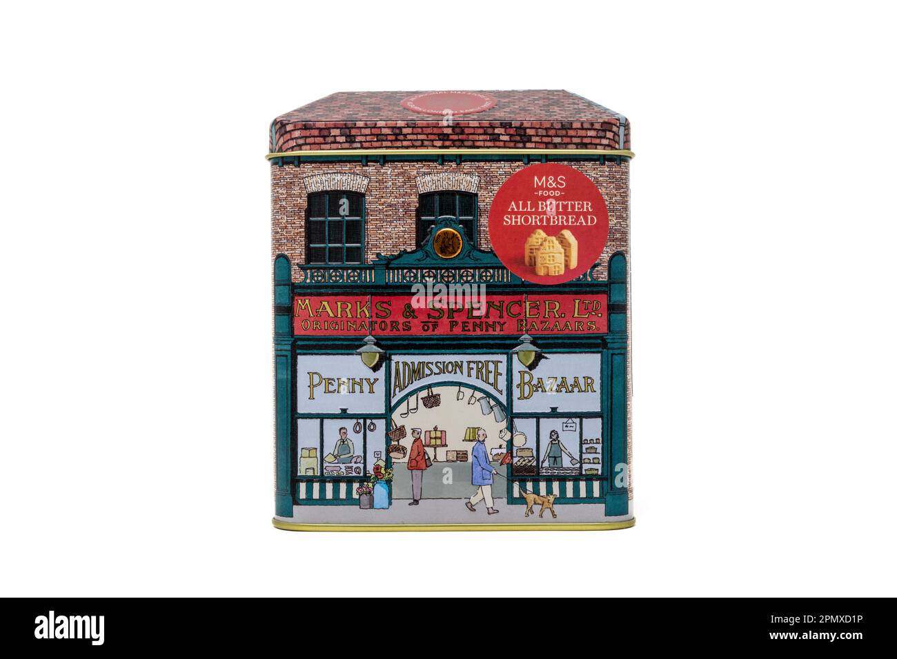 Marks & Spencer - Penny Bazaar tin with all butter shortbread biscuits ...