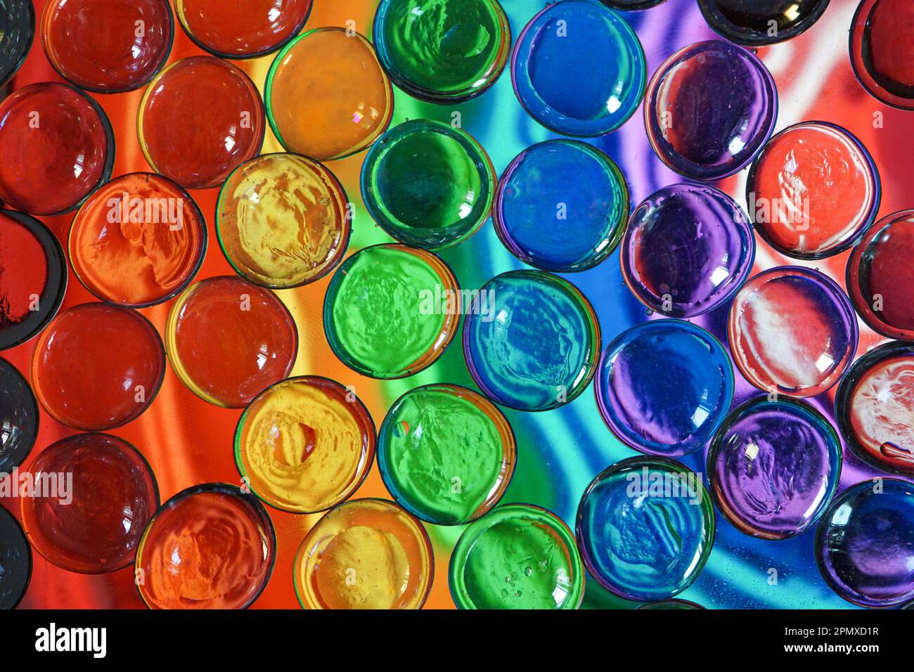 multi colored crystal bubbles, colorful background Stock Photo - Alamy