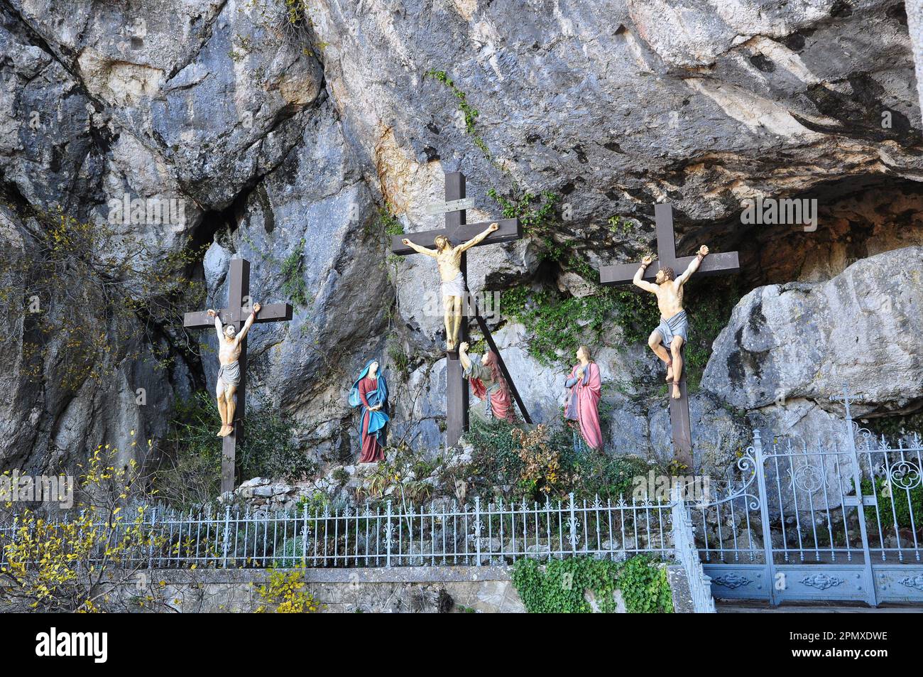 Sanctuary of Ste Baume Provence Stock Photo - Alamy
