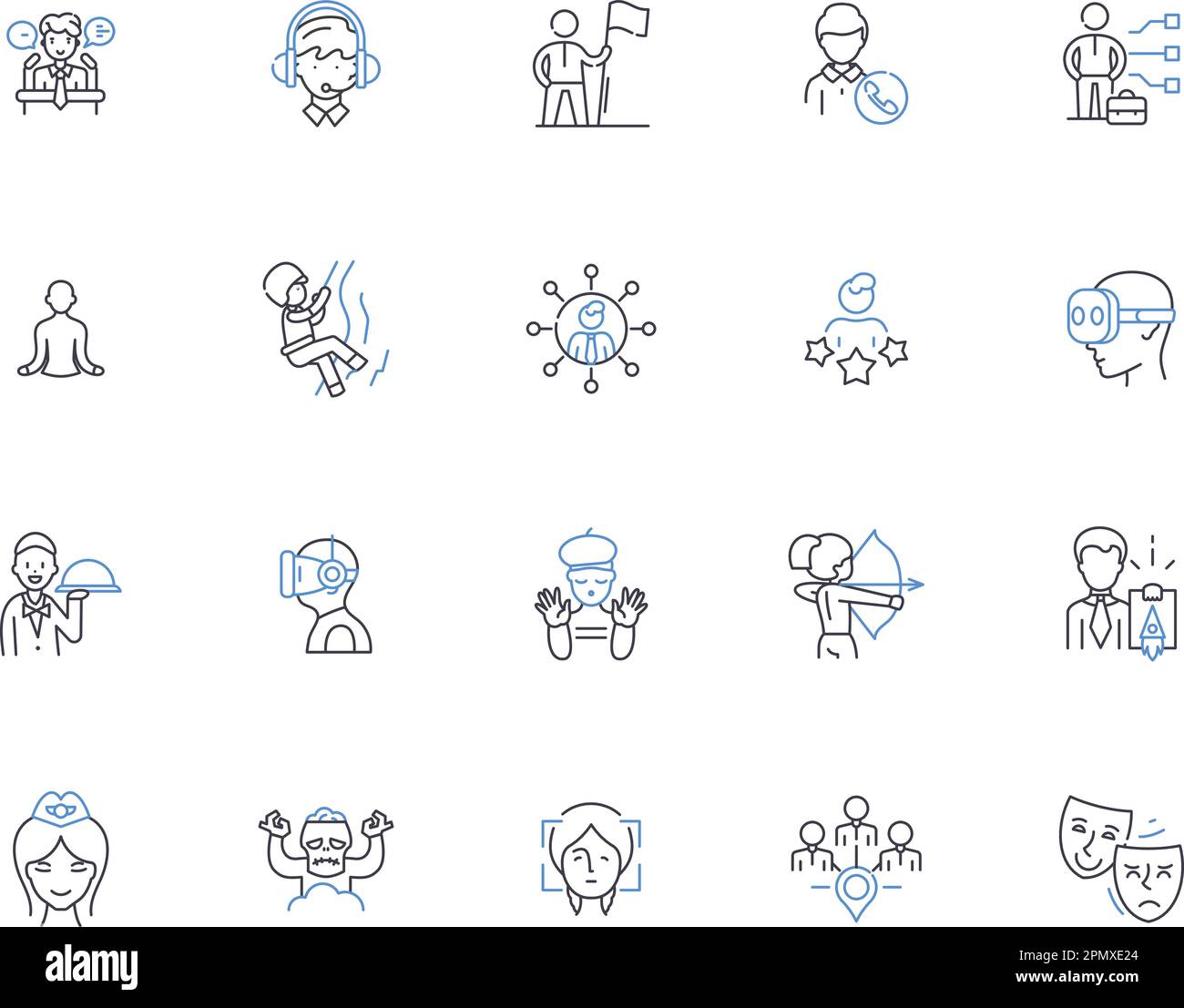 Avatars outline icons collection. Avatars, Digital, Virtual, Figures ...