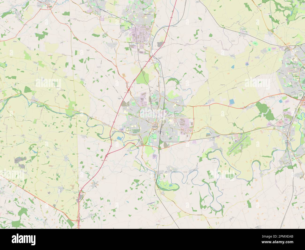 Darlington map hi-res stock photography and images - Alamy