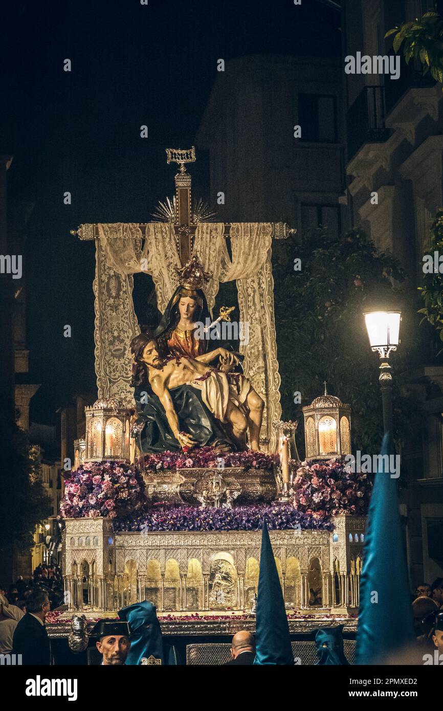 Holy Week procession through the streets of Seville Stock Photo - Alamy