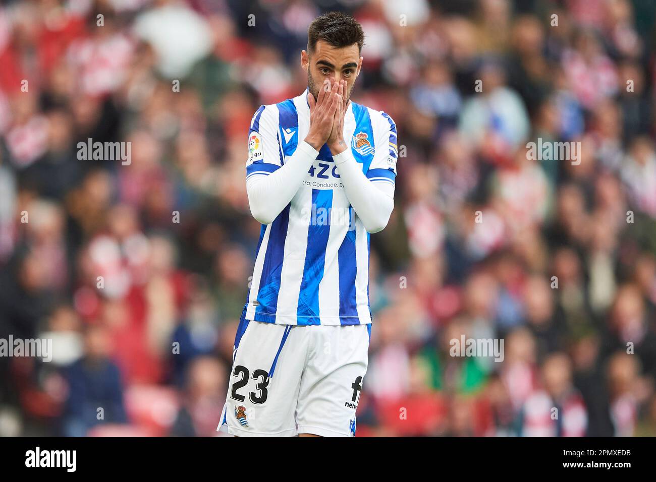 Brais Mendez of Real Sociedad during the La Liga match between Athletic ...