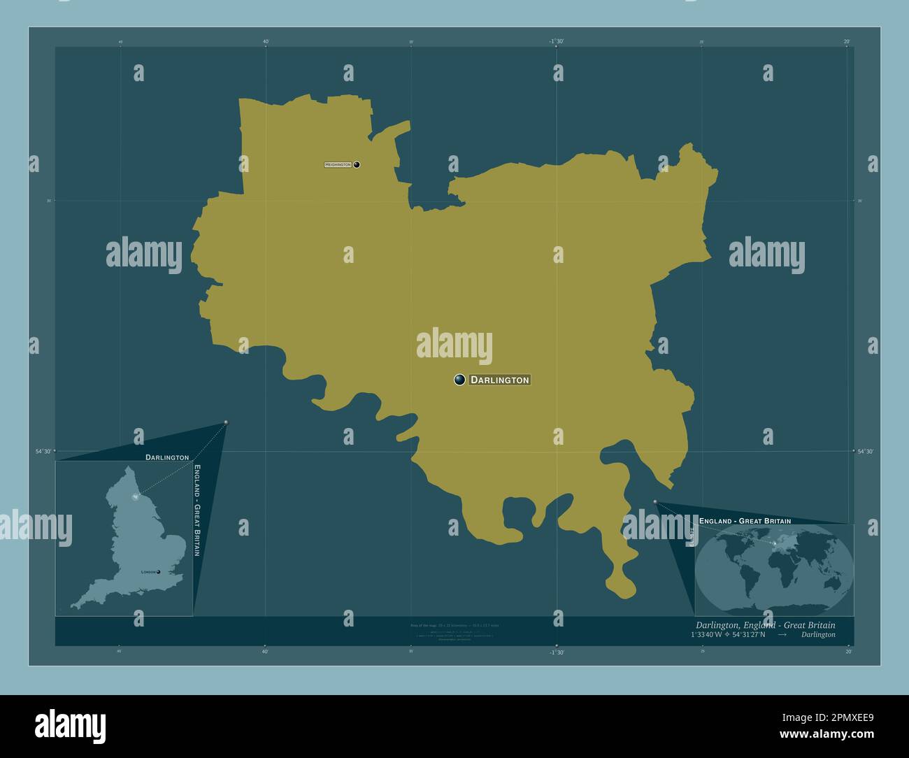 Shape darlington unitary authority hi-res stock photography and images ...