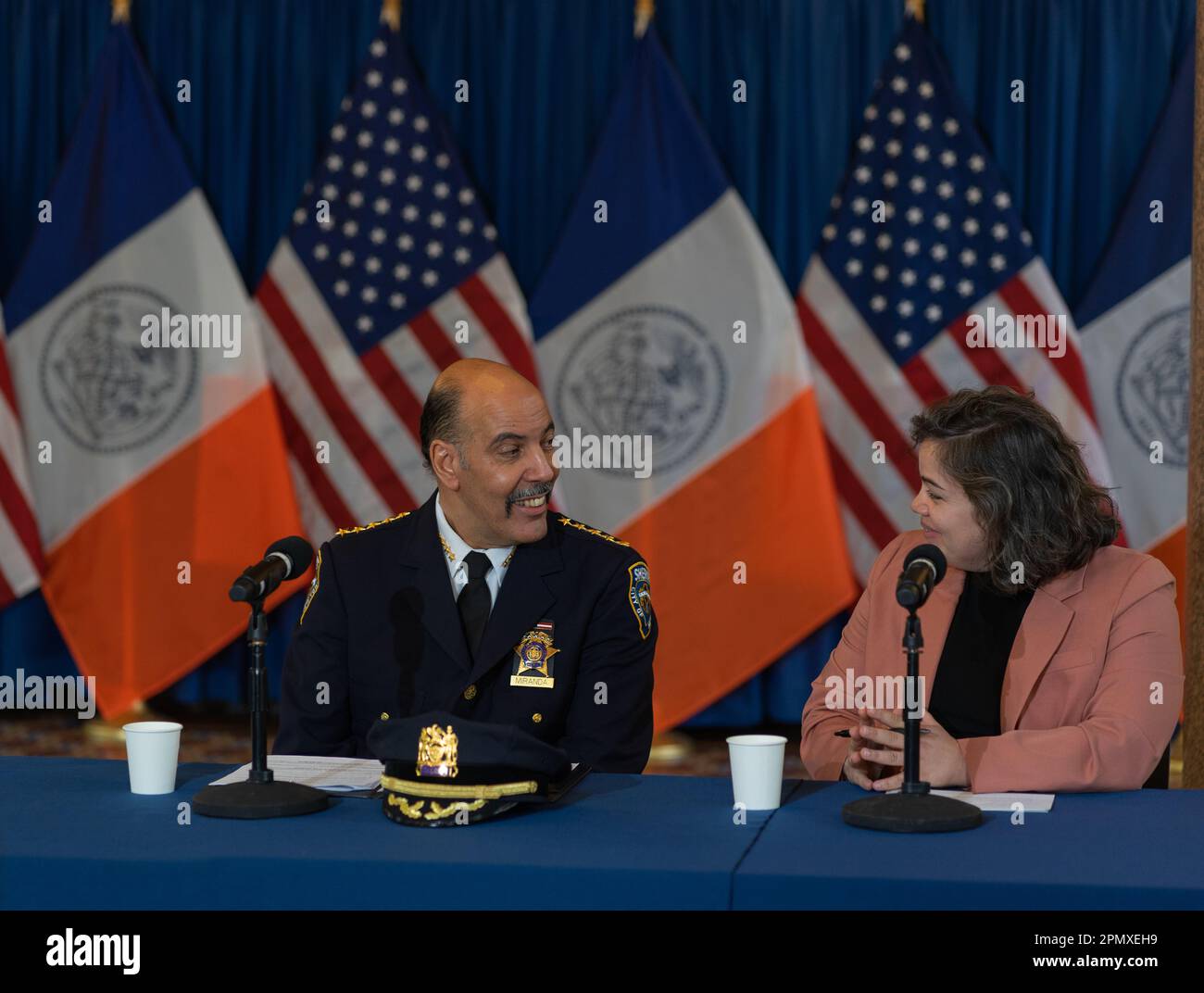 New York City, USA. 14th Apr, 2023. New York City Sheriff Anthony ...
