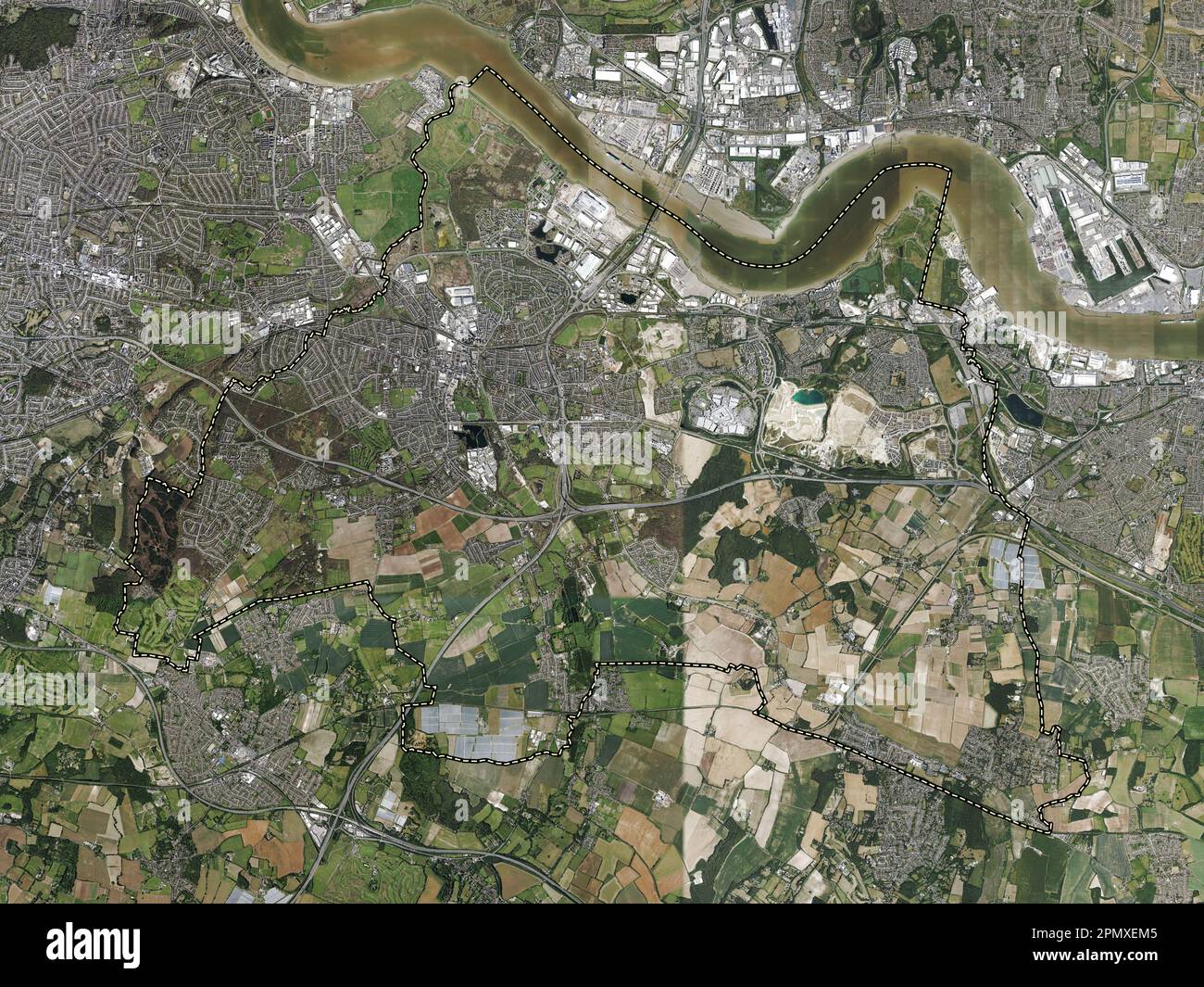 Dartford, non metropolitan district of England - Great Britain. High ...