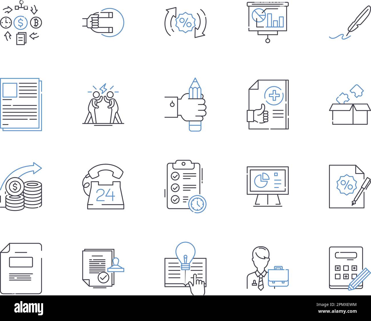 Corporate finance outline icons collection. separatCorporation, Finance ... Corporate finance outline icons collection. separatCorporation, Finance ...