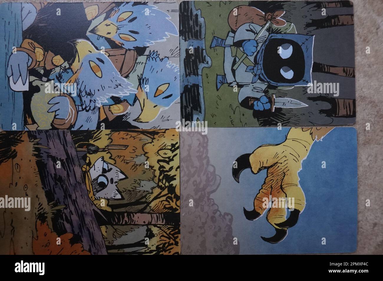 Components from Root the board game by Leder Games Stock Photo - Alamy