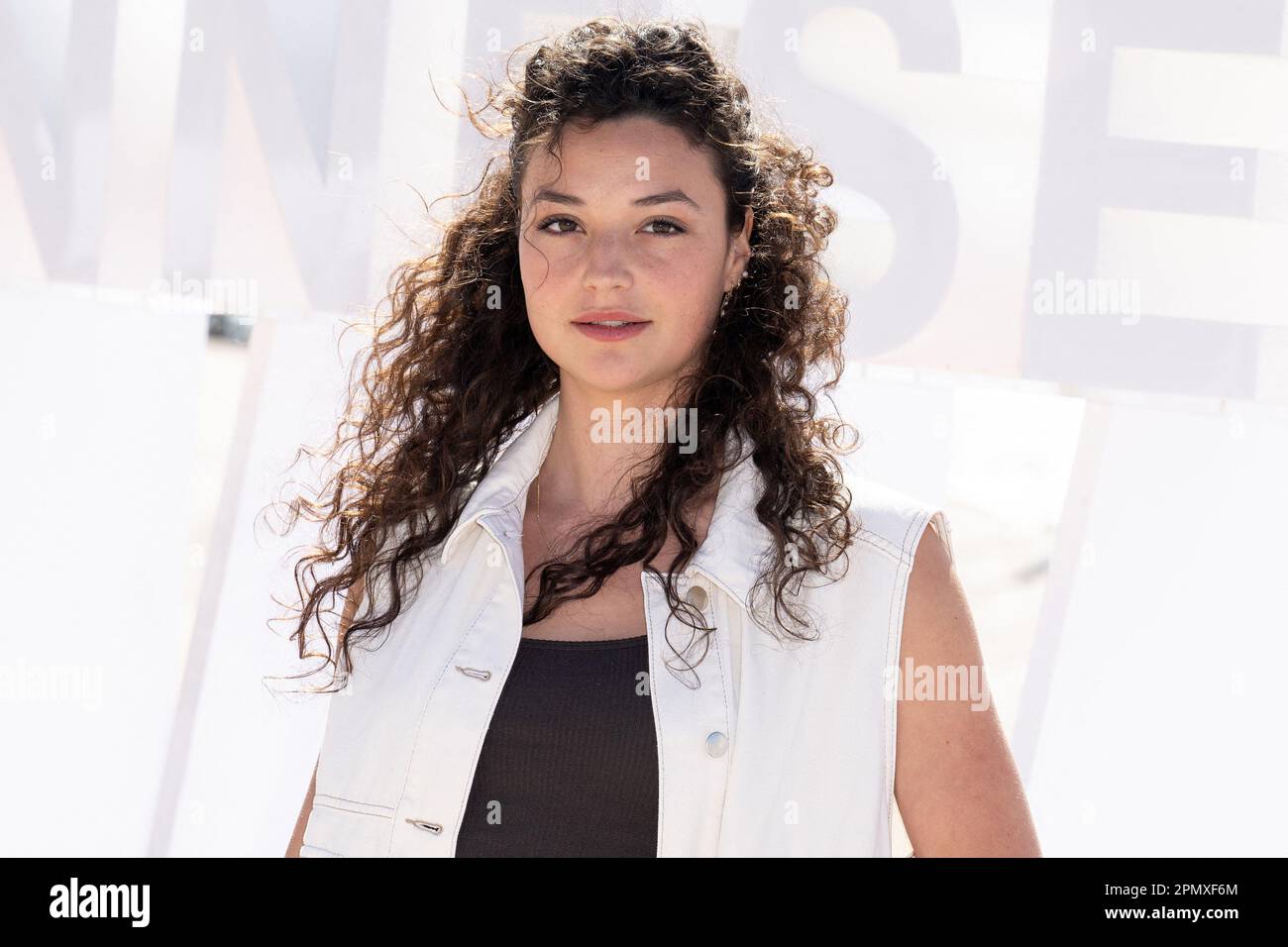 Cannes, France. 15th Apr, 2023. Louvia Bachelier attends the Demain ...