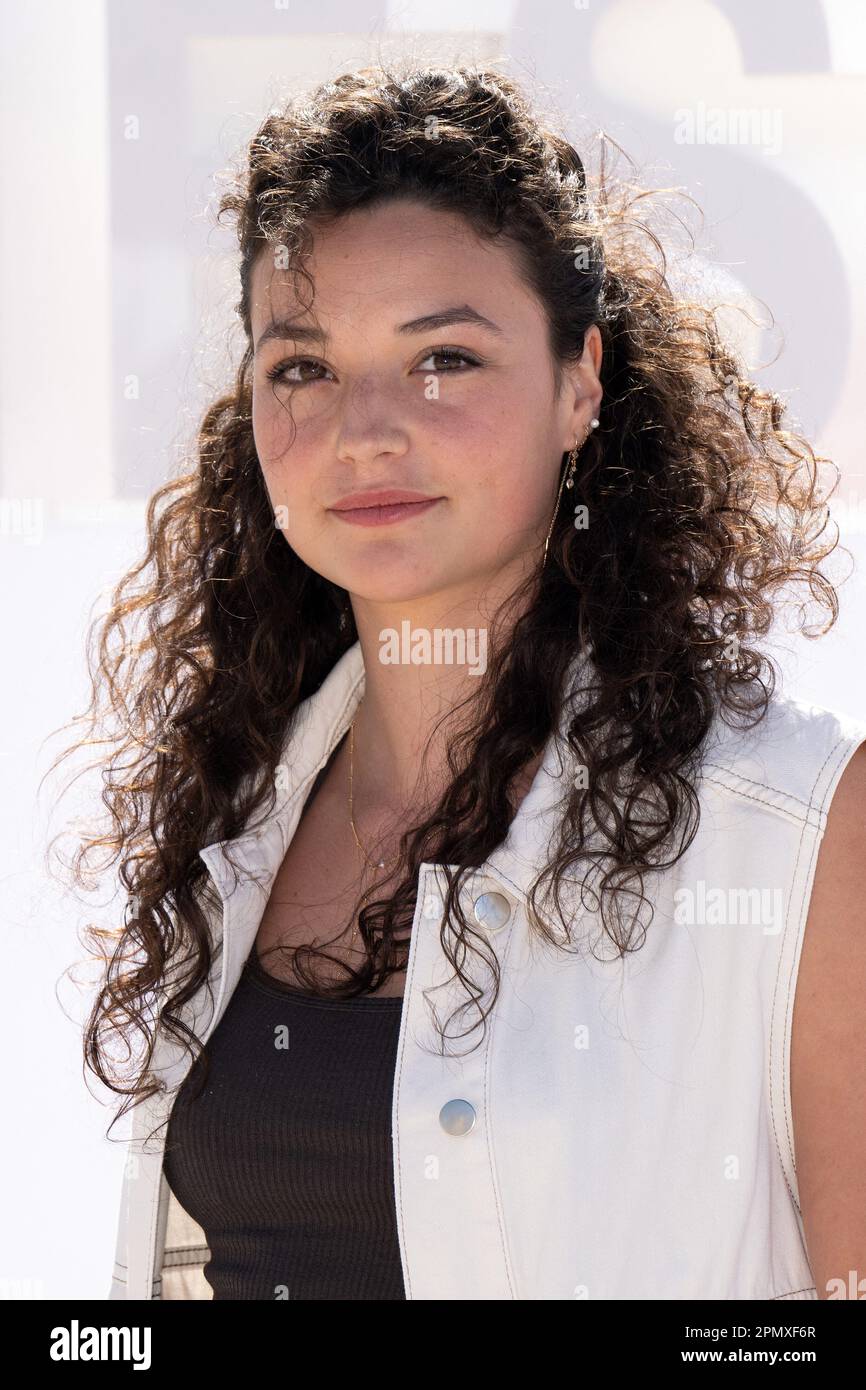 Cannes, France. 15th Apr, 2023. Louvia Bachelier attends the Demain ...