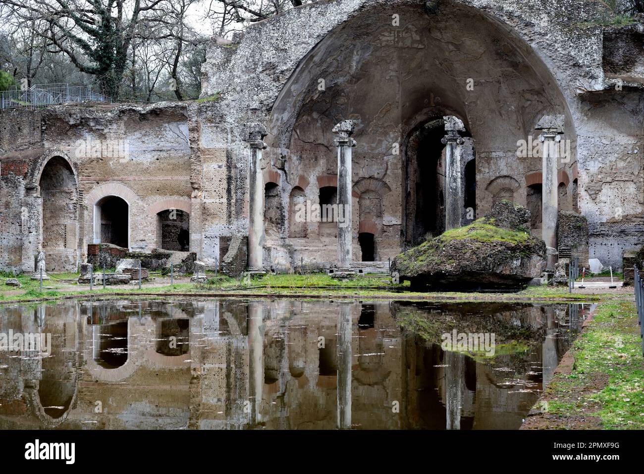 The Canopus, Hadrian's Villa, Tivoli, Rome Stock Photo - Alamy