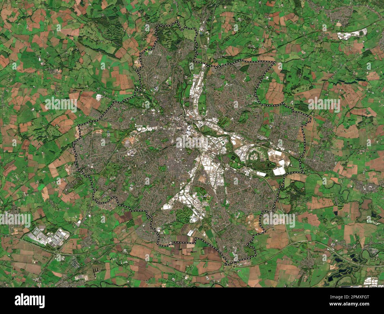 Derby england map hi-res stock photography and images - Alamy