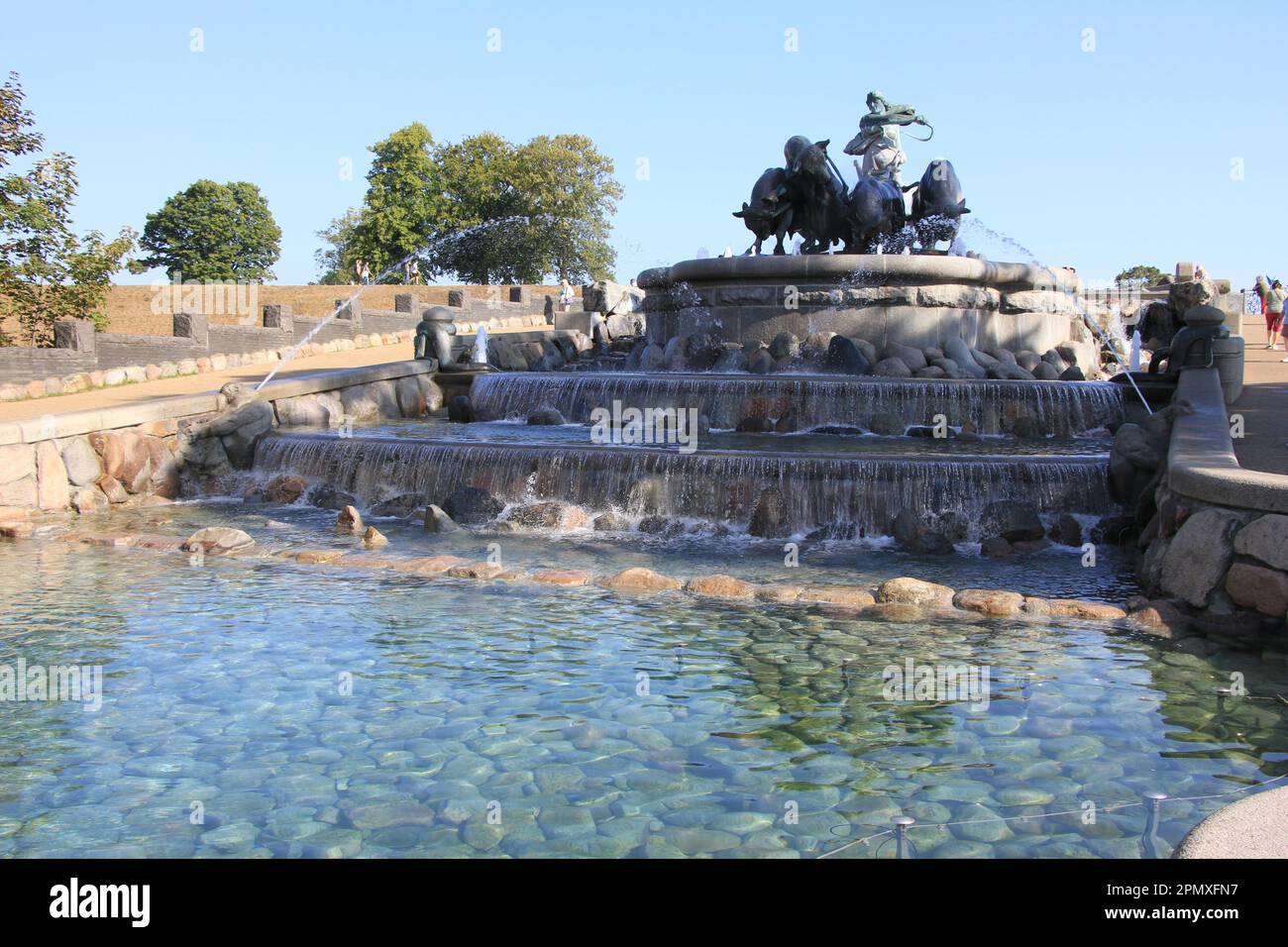 Gefion Fountain in Copenhagen, Denmark Stock Photo - Alamy
