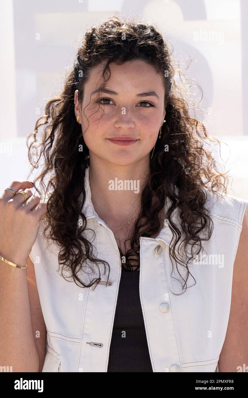 Cannes, France. 15th Apr, 2023. Louvia Bachelier attends the Demain ...