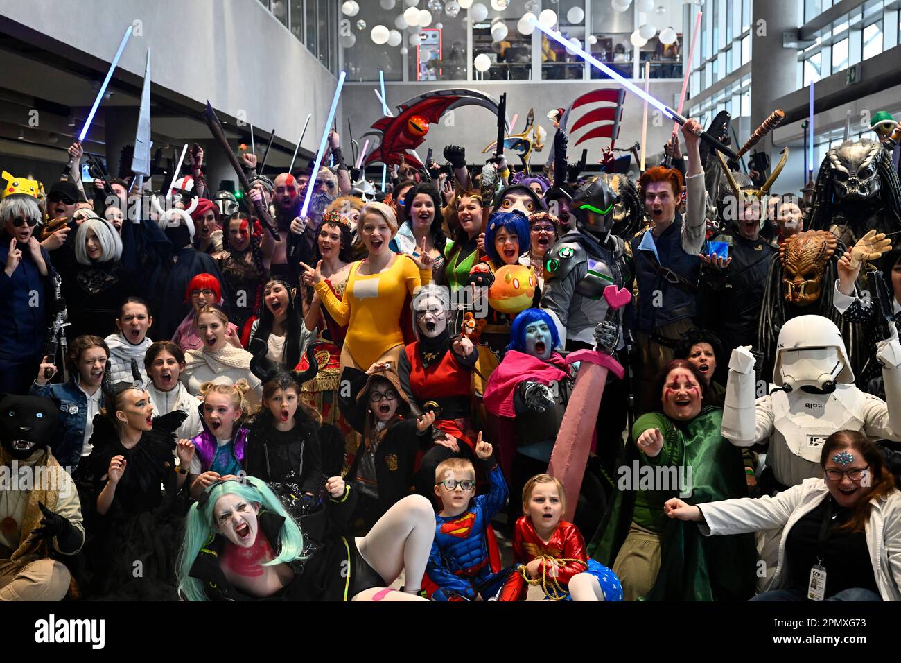 Prague, Czech Republic. 15th Apr, 2023. Comic-Con Prague 2023, meeting ...