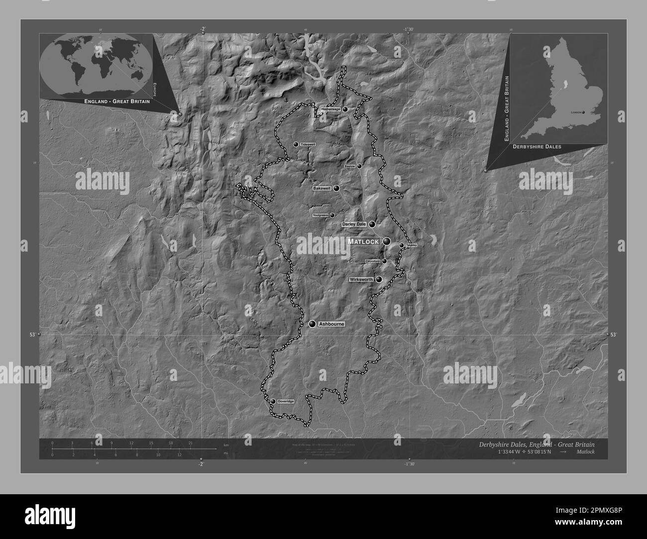 Derbyshire Dales, non metropolitan district of England - Great Britain ...