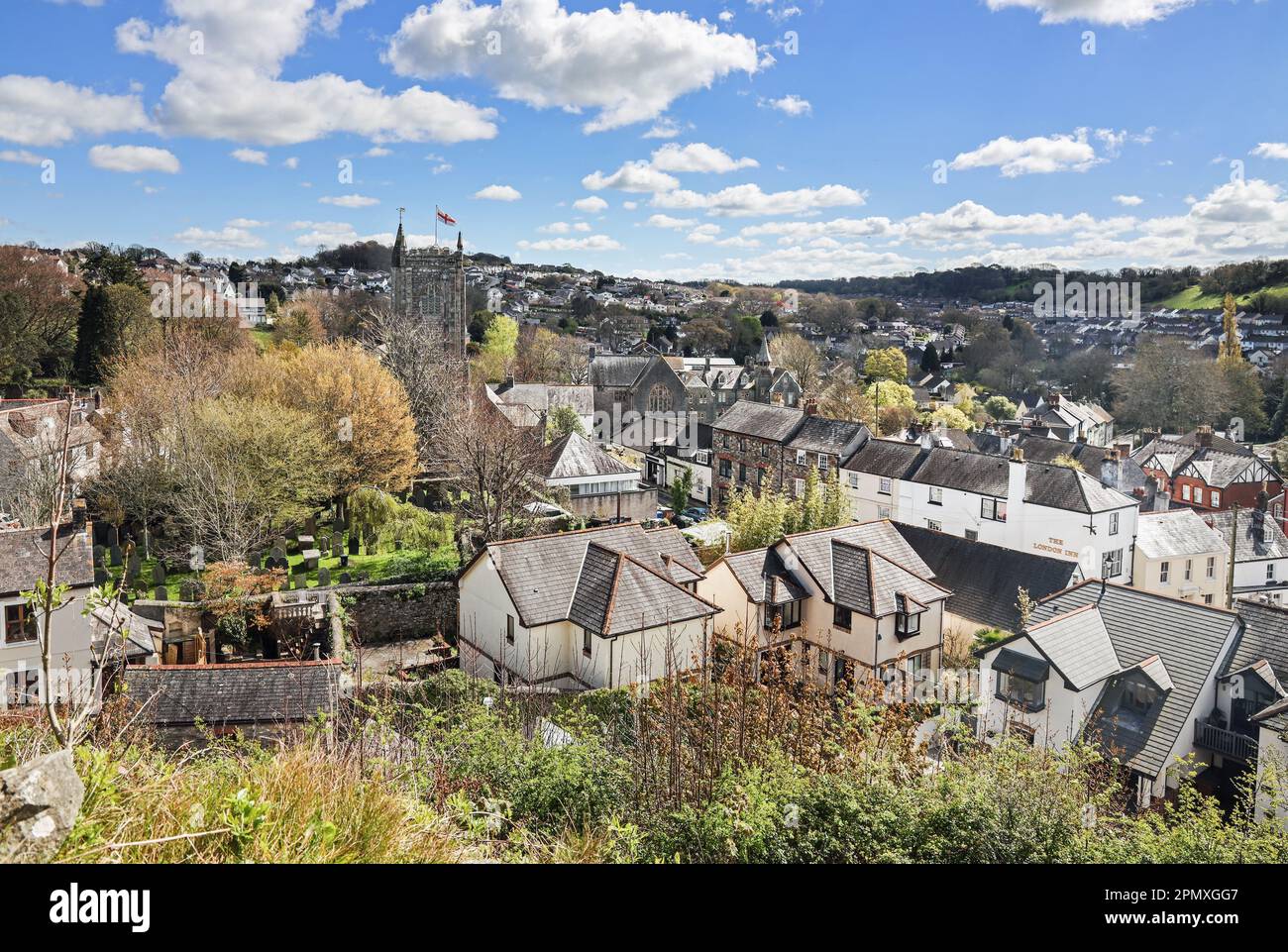 Plympton St Maurice ioncluding the 15th century Thomas a Becket Church ...