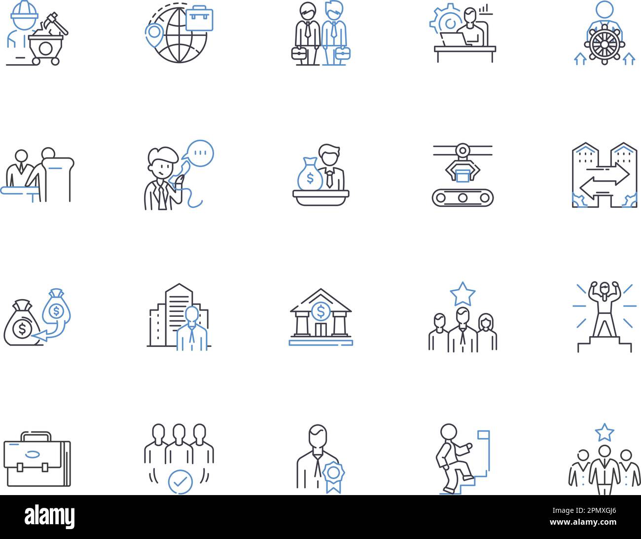 Digital leadership outline icons collection. Digital, Leadership ...