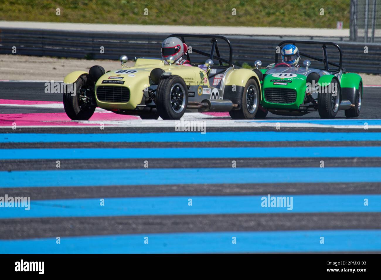 LE CASTELLET, FRANCE, April 7, 2023 : Lotus Seven on track during the ...