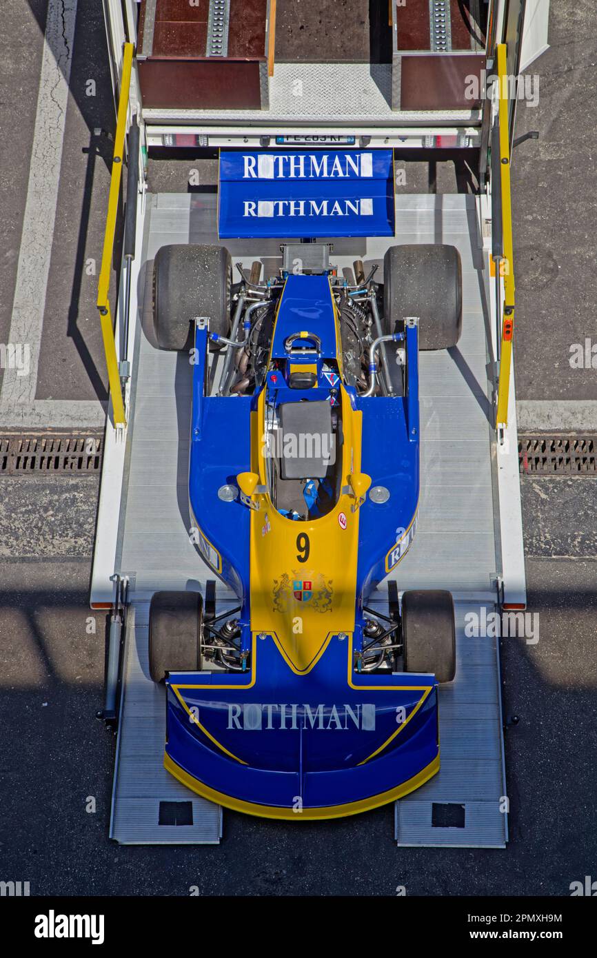 LE CASTELLET, FRANCE, April 7, 2023 : Historic formula 3 car in the ...