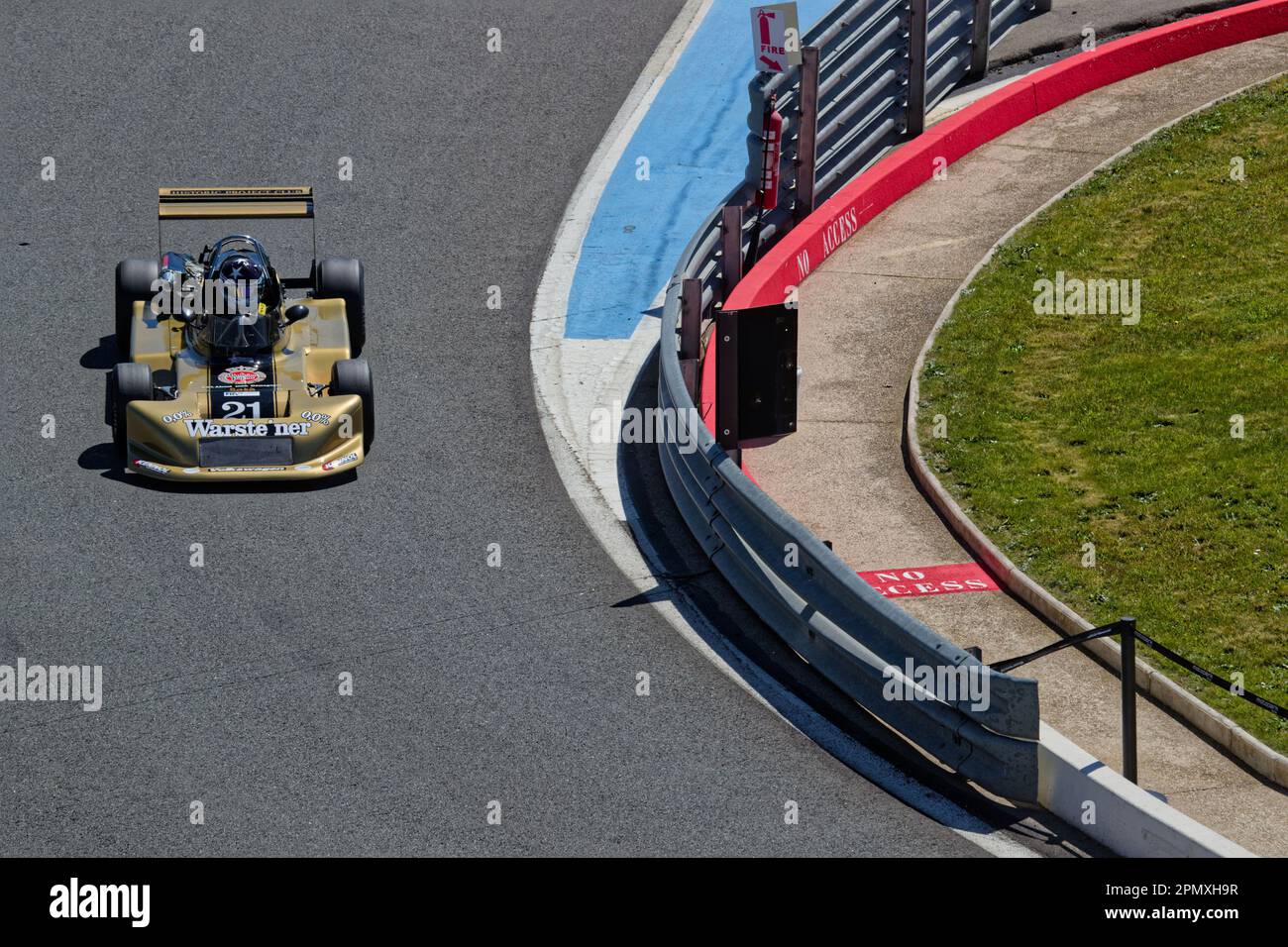 LE CASTELLET, FRANCE, April 7, 2023 : Historic formula 3 car is back to ...