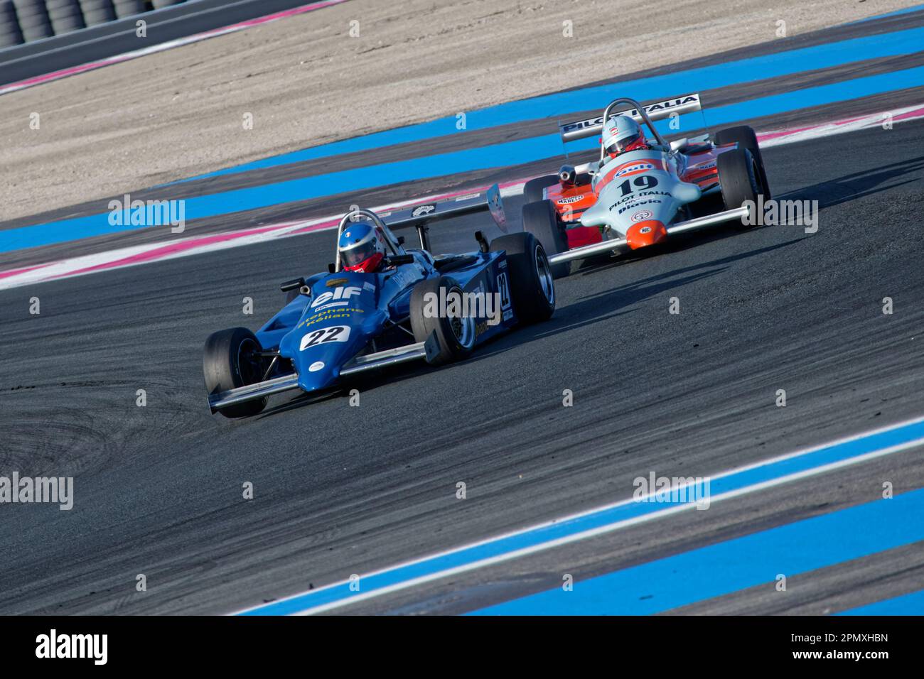 LE CASTELLET, FRANCE, April 7, 2023 : Historic formula 3 race during ...
