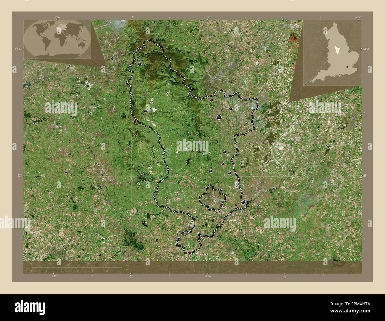 Derbyshire, administrative county of England - Great Britain. High ...