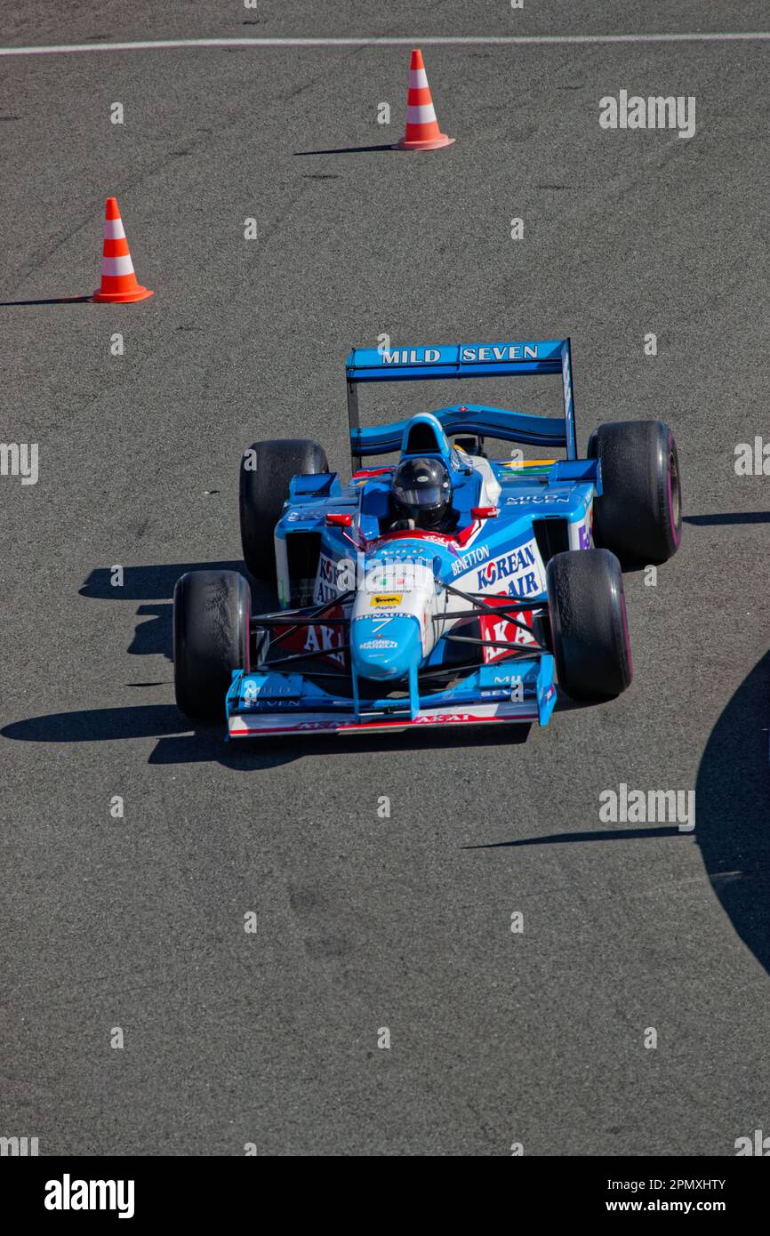 LE CASTELLET, FRANCE, April 7, 2023 : Ancient Formula One car is back ...