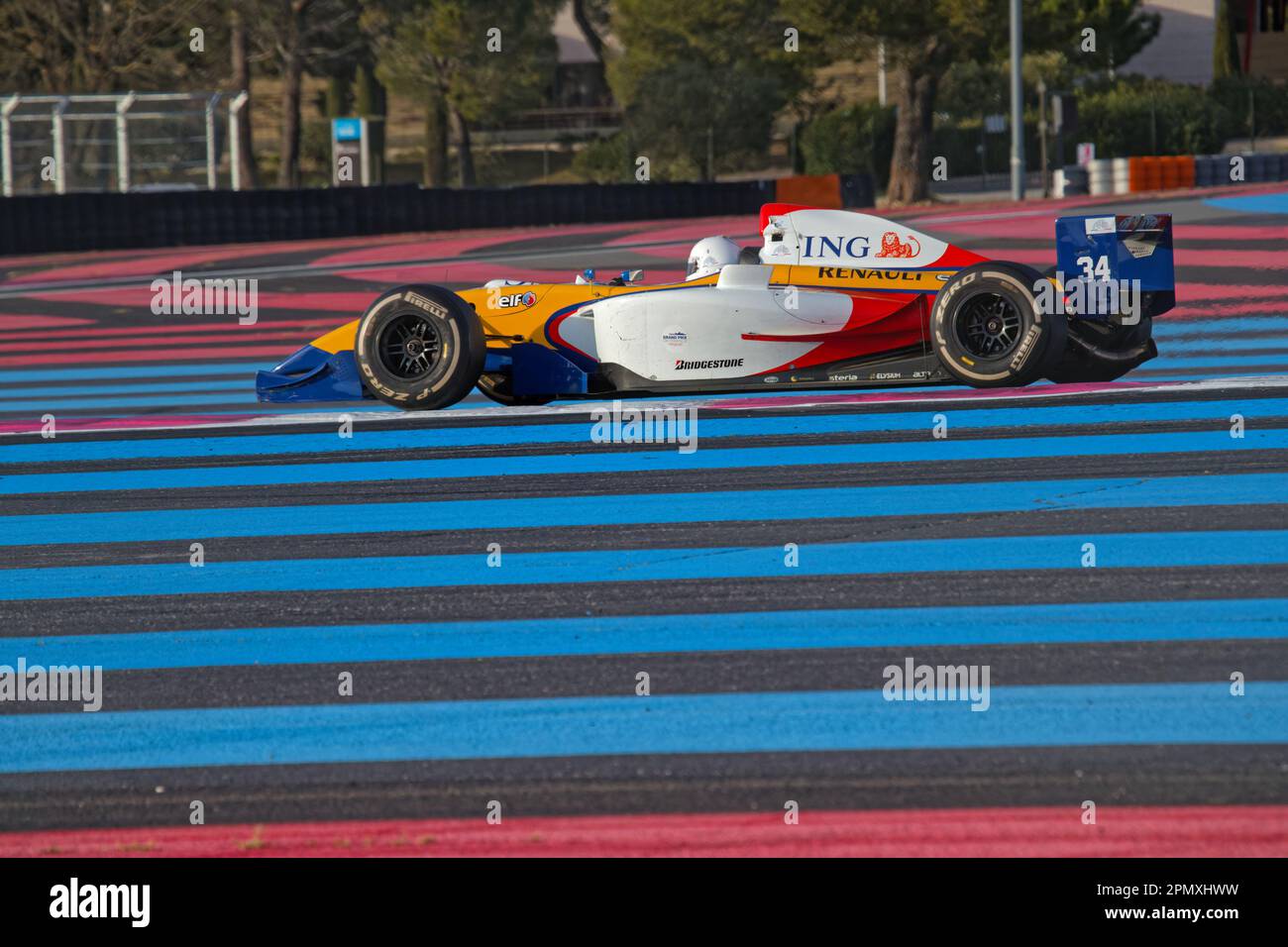 LE CASTELLET, FRANCE, April 7, 2023 : Ancient Formula One car on track ...