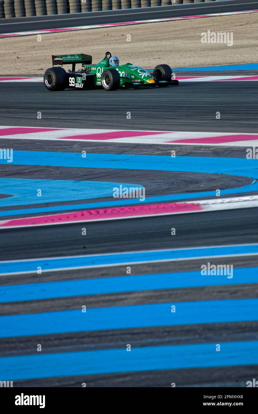 LE CASTELLET, FRANCE, April 7, 2023 : Ancient Formula One car on track ...