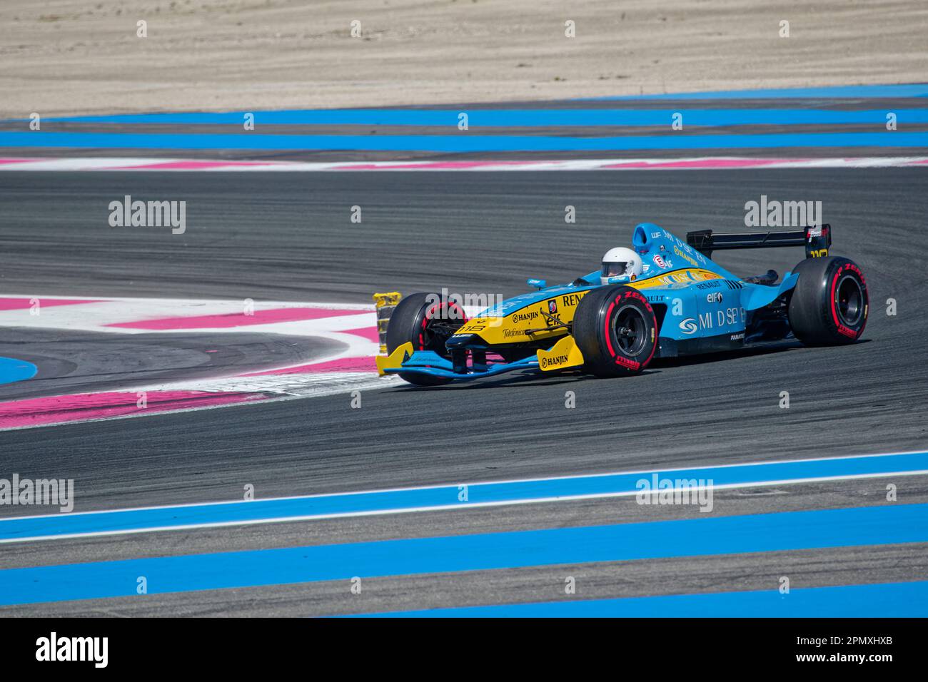 LE CASTELLET, FRANCE, April 8, 2023 : Ancient Formula One car on track ...