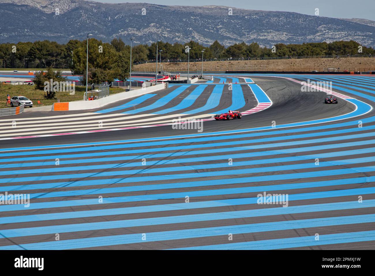 LE CASTELLET, FRANCE, April 9, 2023 : Ancient Formula One car on track ...