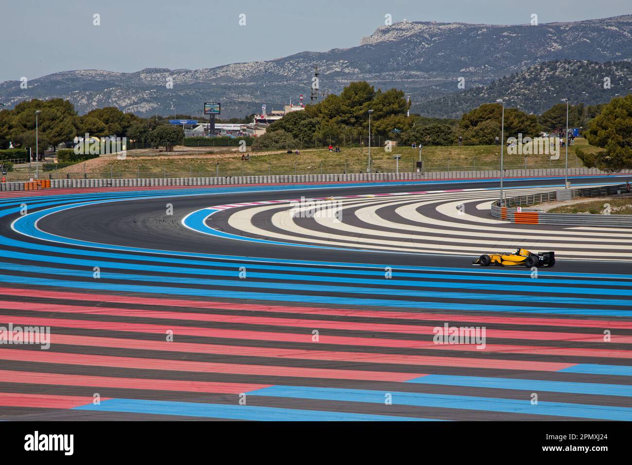 LE CASTELLET, FRANCE, April 9, 2023 : Ancient Formula One car on track ...