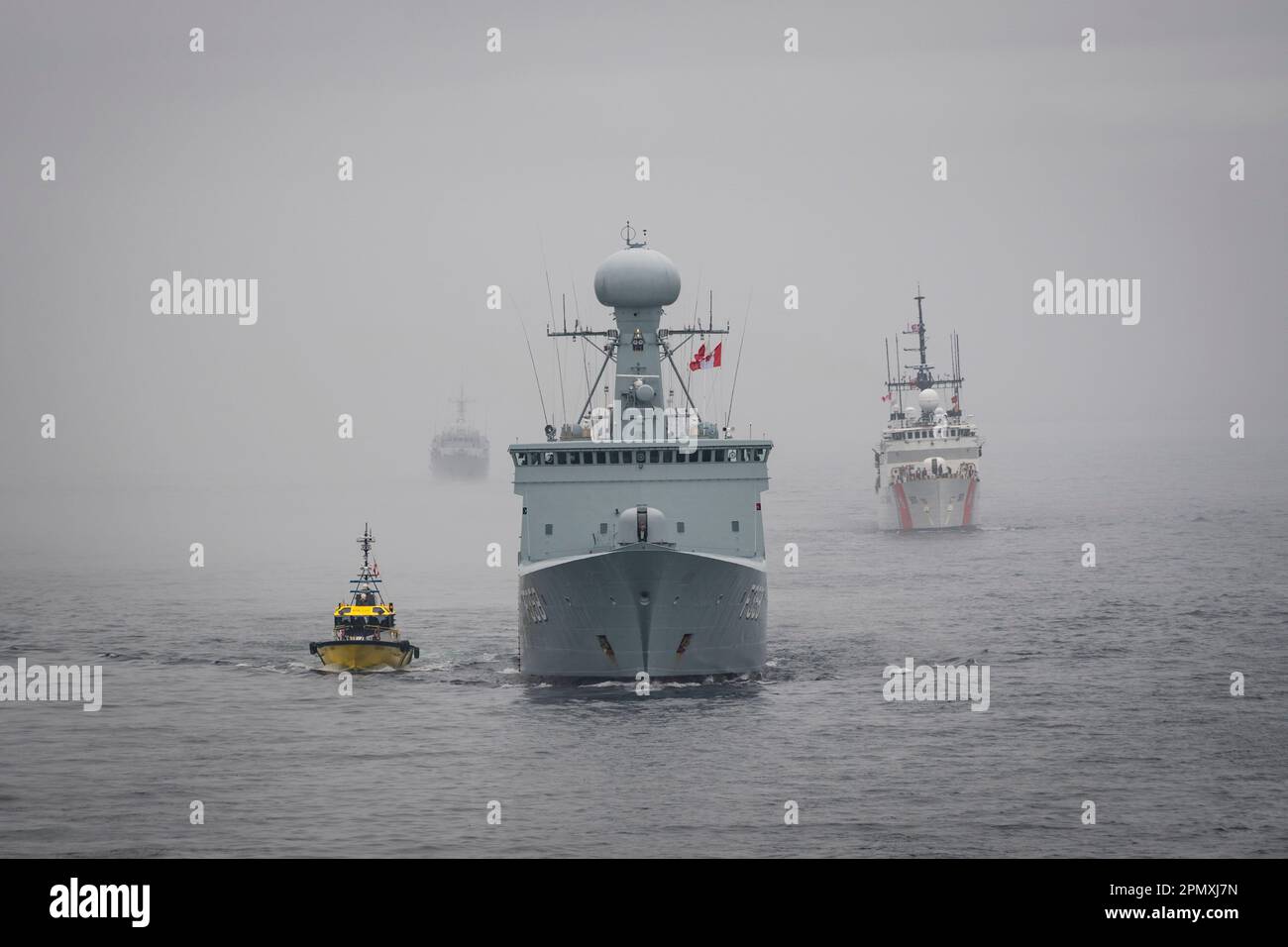 Ships of Operation Nanook depart Halifax, Nova Scotia, in August 2022 ...