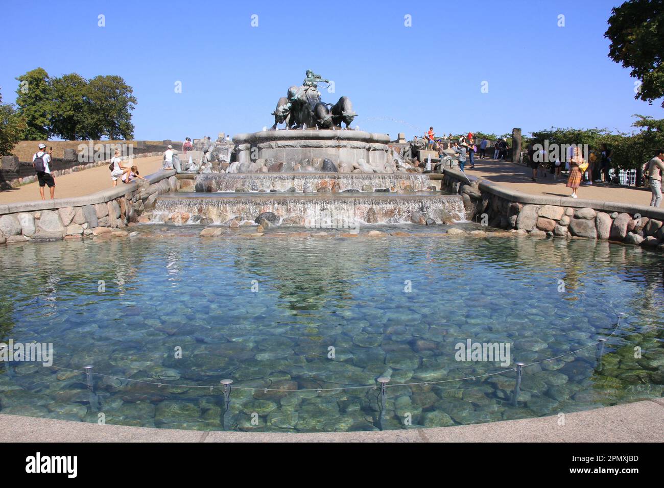 Gefion Fountain in Copenhagen, Denmark Stock Photo - Alamy