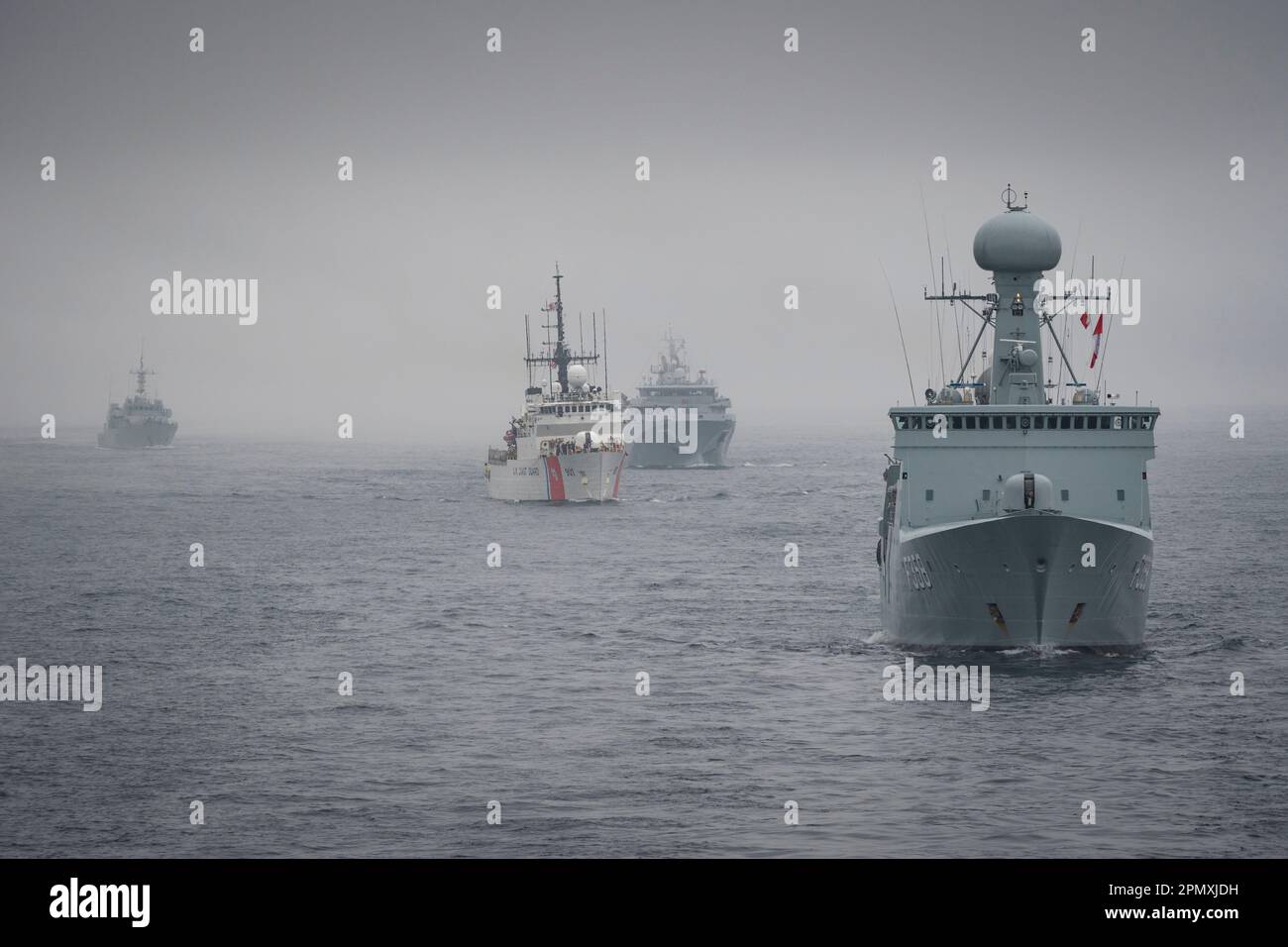 Ships of Operation Nanook depart Halifax, Nova Scotia, in August 2022 ...