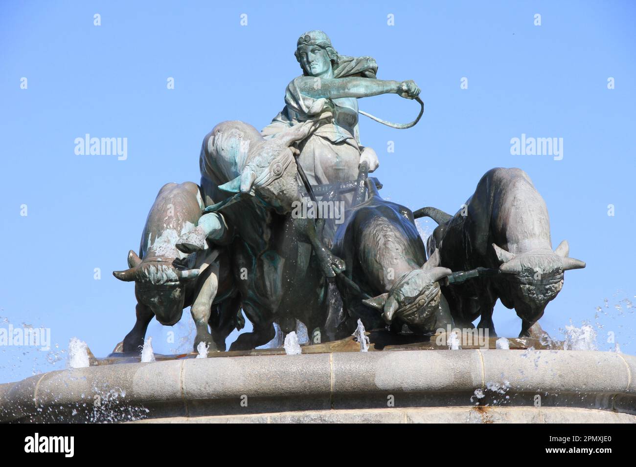 Gefion Fountain in Copenhagen, Denmark Stock Photo - Alamy