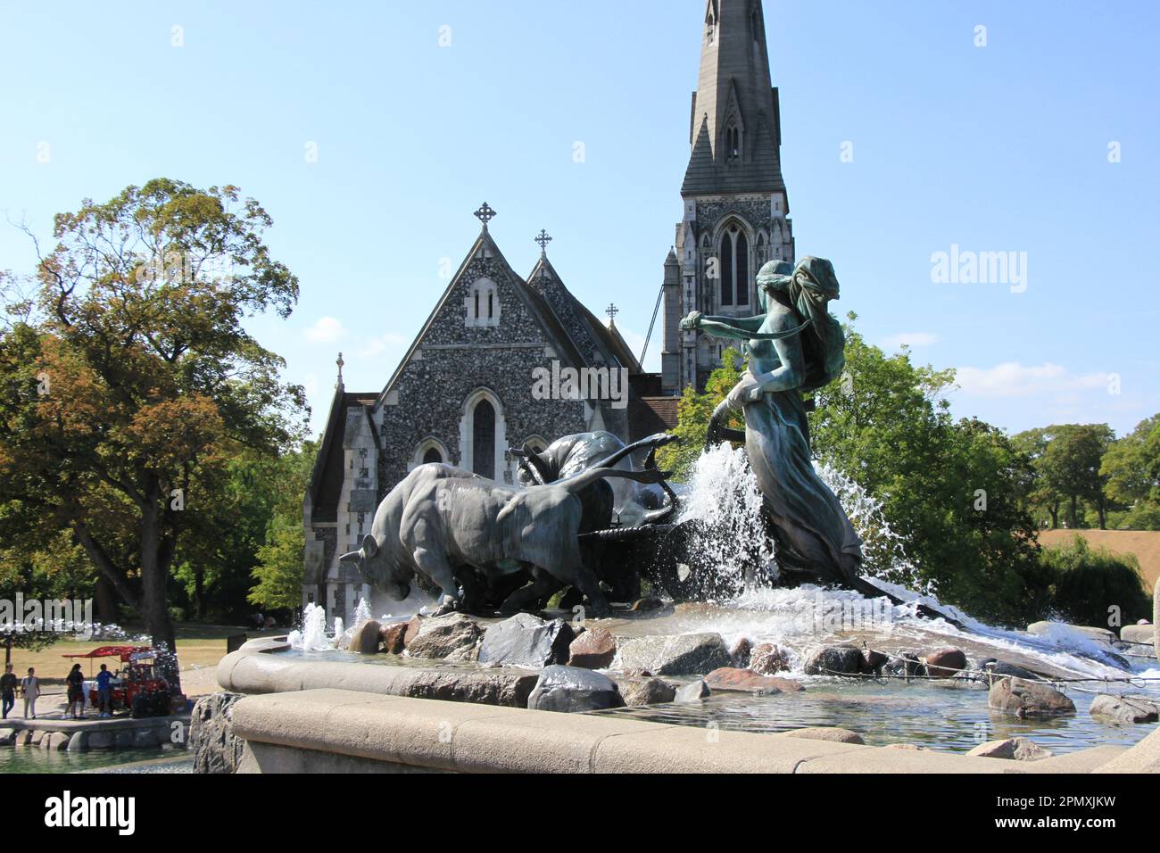 Gefion Fountain in Copenhagen, Denmark Stock Photo - Alamy