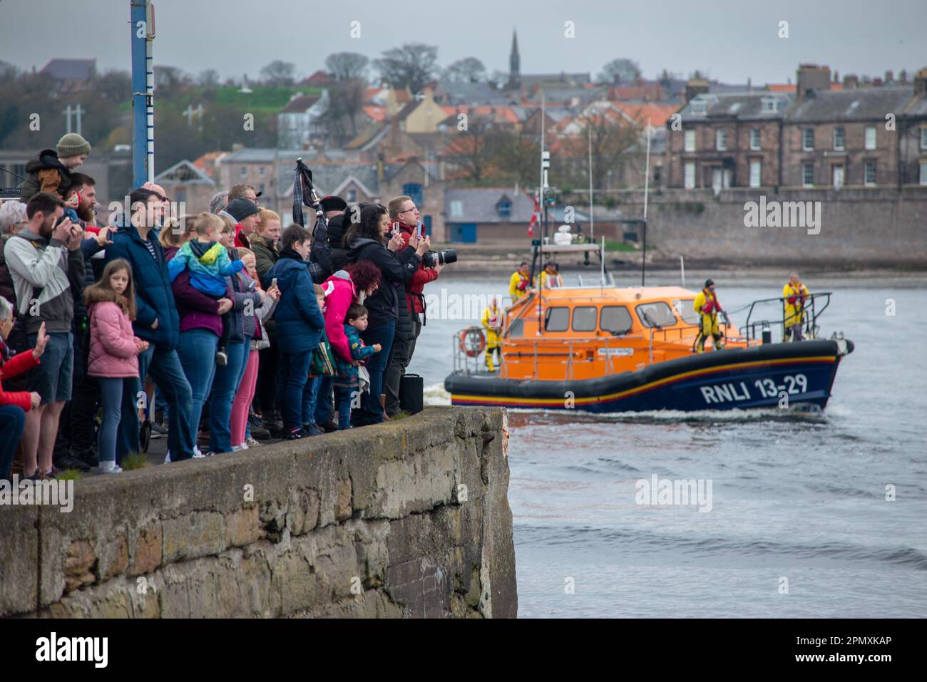 15 April 2023, Berwick upon Tweed, Northumberland RNLB Joy and Charles ...