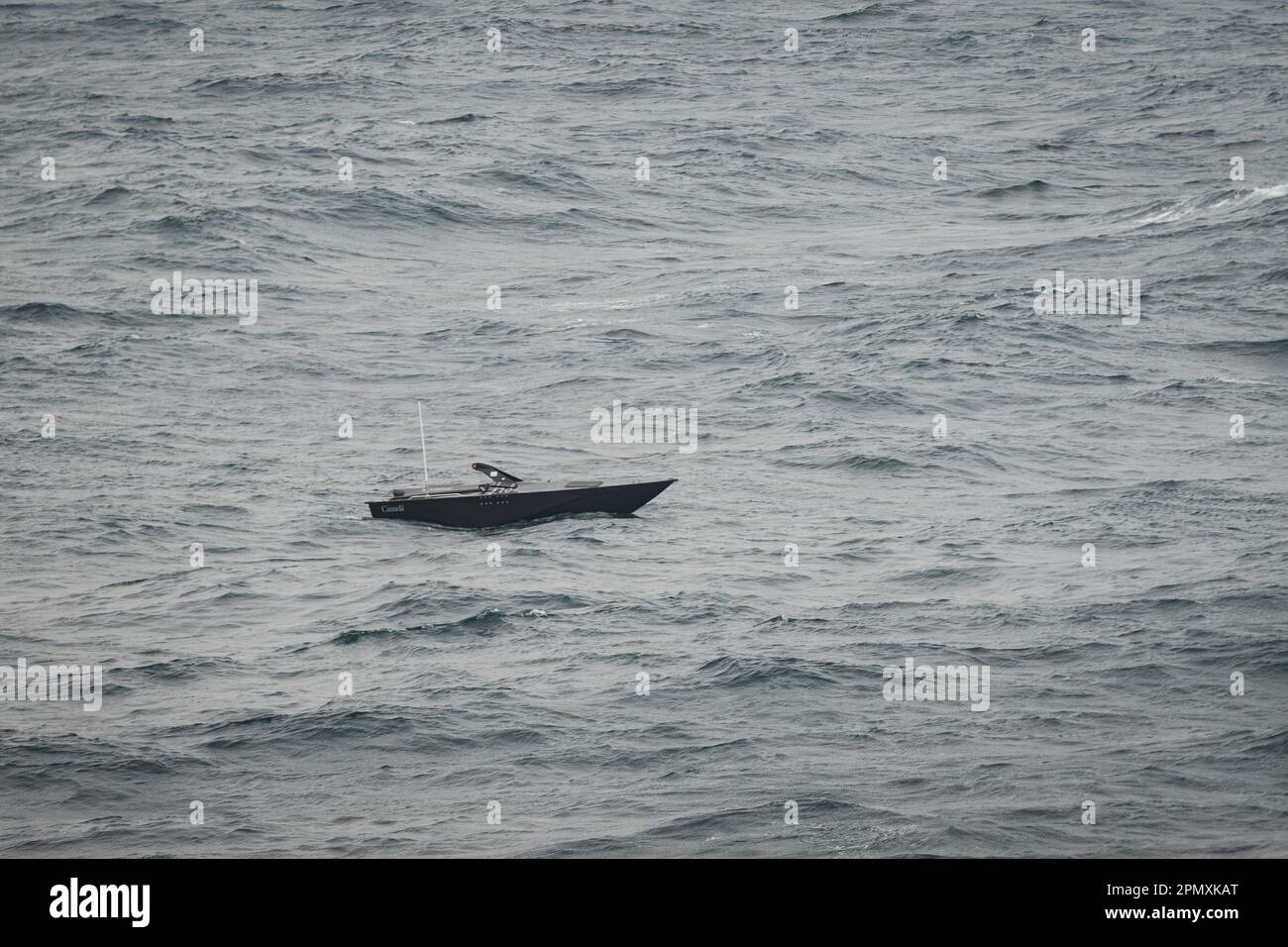 Crew members onboard HMCS Margaret Brooke training at firing a 0.50 ...